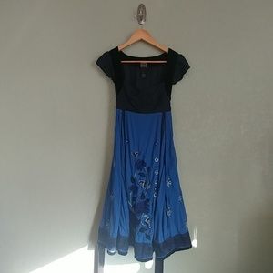 lithe | Dresses | Beautiful Blue Dress | Poshmark